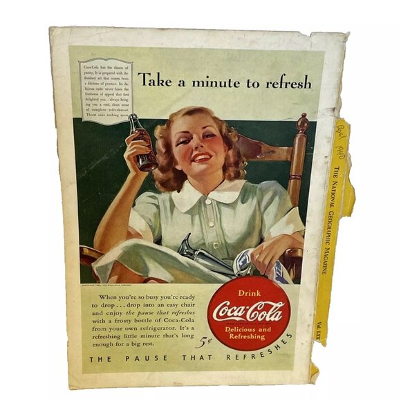 Coca Cola | Office | 94 Coke Coca Cola Soda Orig Magazine Ad Take A ...